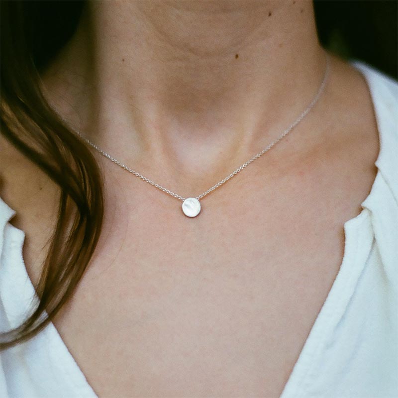 Zilveren ronde ketting N° 104 A Handgemaakte zilveren ketting - Ines ...